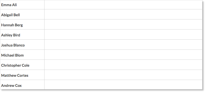 Printing a student list | Edsby